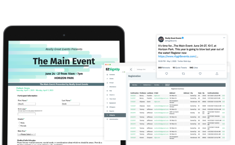 EZSignUp | Online Registration Software